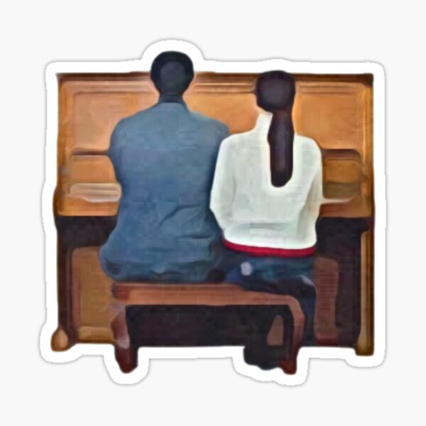 "CLOY Piano Art Version " Sticker for Sale by Kdrama-merch- | Redbubble