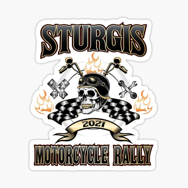 "sturgis motorcycle rally 2021" Sticker for Sale by khaled80 | Redbubble