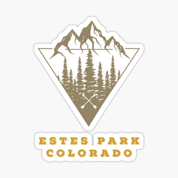"Estes Park Colorado Rocky Mountain National" Sticker for Sale by ...