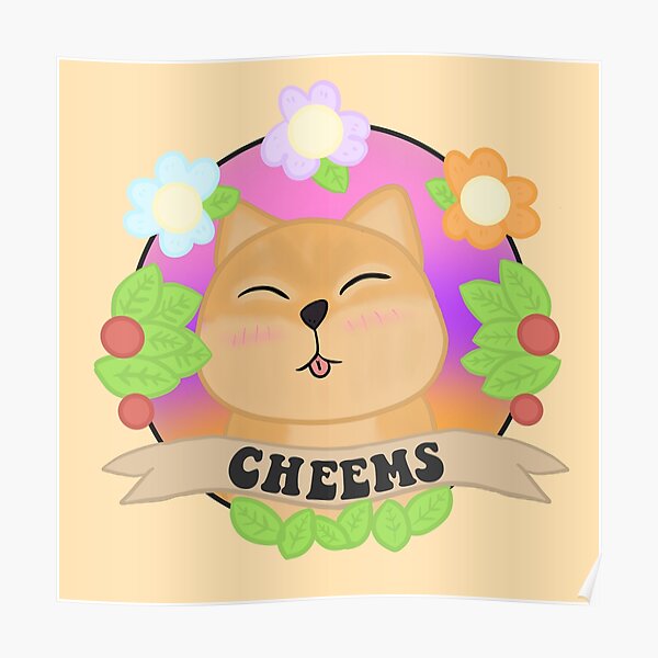 Aesthetic Cheems Posters | Redbubble