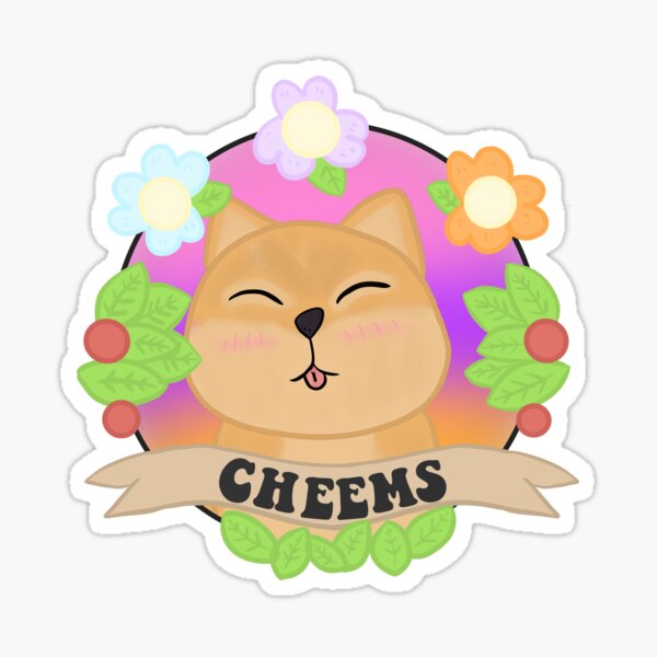 "Cute Adorable Cheems Meme" Sticker for Sale by YourRubyFren | Redbubble