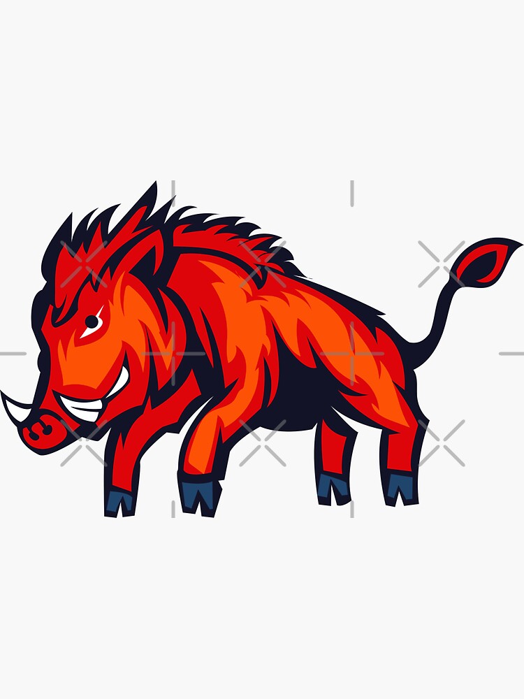"Angry Warthog" Sticker for Sale by Cultofarts | Redbubble