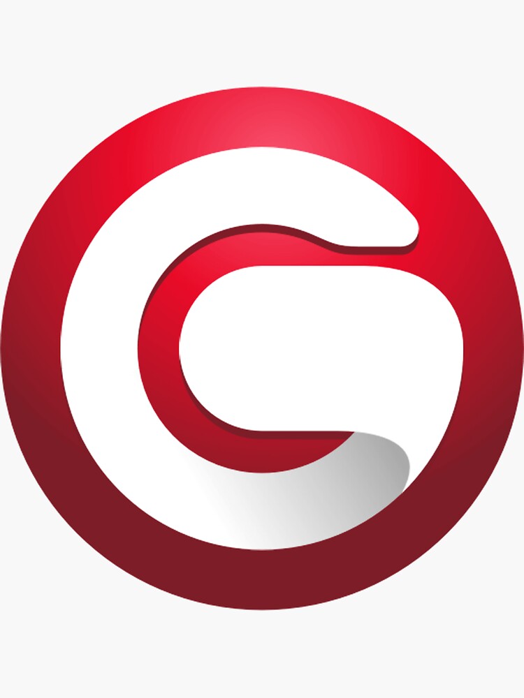 "G Logo" Sticker for Sale by xdesignstore | Redbubble