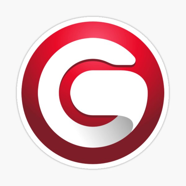 "G Logo" Sticker for Sale by xdesignstore | Redbubble