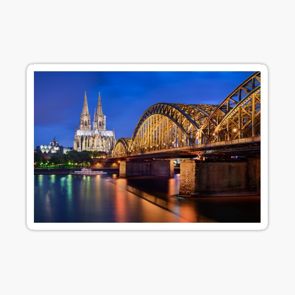 "Cathedral of Cologne, Germany" Sticker by Mapics | Redbubble