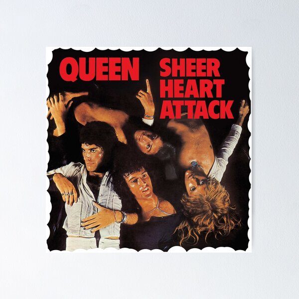 "1974 sheer heart attack KENCING" Poster for Sale by ristinewet | Redbubble