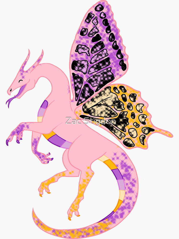 Trixic Pride Fae Dragon Sticker For Sale By Stupidmasky Redbubble