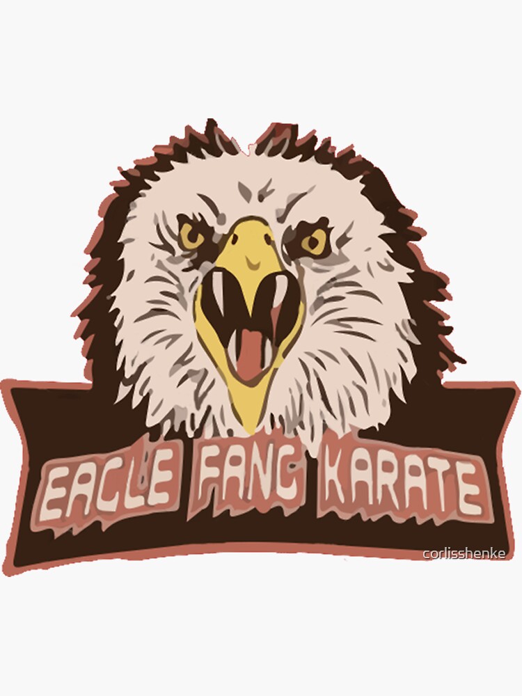"Eagle Fang Karate" Sticker by corlisshenke | Redbubble