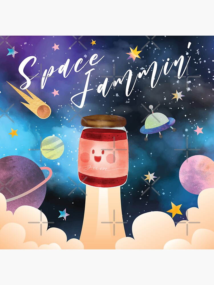 "Space Jam Meme Funny Saying Cute Sticker | Magnet" Sticker for Sale by ...