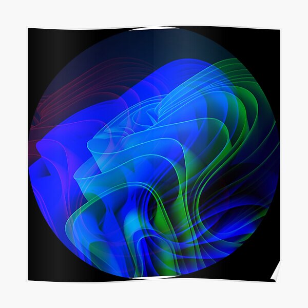 "Windows 11 Wallpaper" Poster for Sale by LagginMatrix | Redbubble