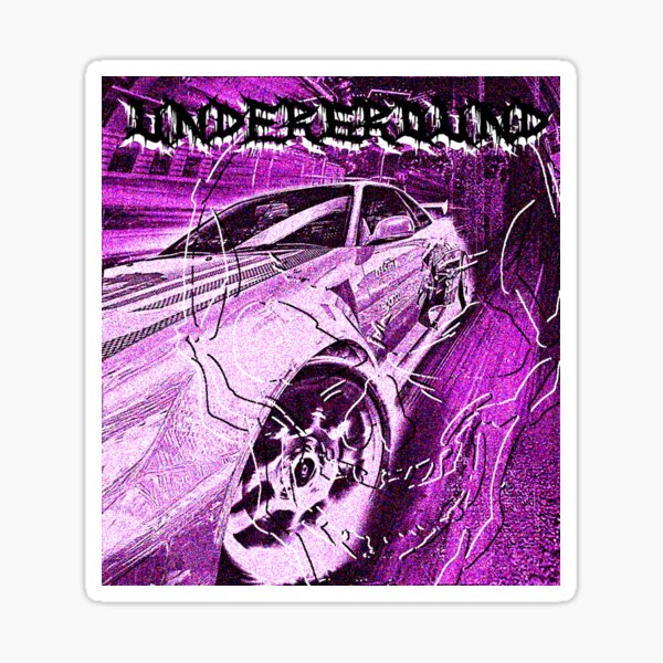 "Phonk Underground" Sticker for Sale by Pinkyo | Redbubble