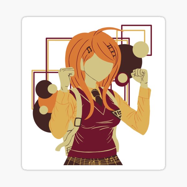 "Kaede Palette" Sticker for Sale by Invaderkad | Redbubble