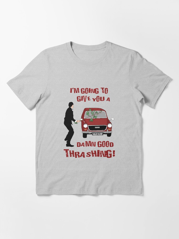 "Fawlty Towers - I'm going to give you a damn good thrashing!" T-shirt ...