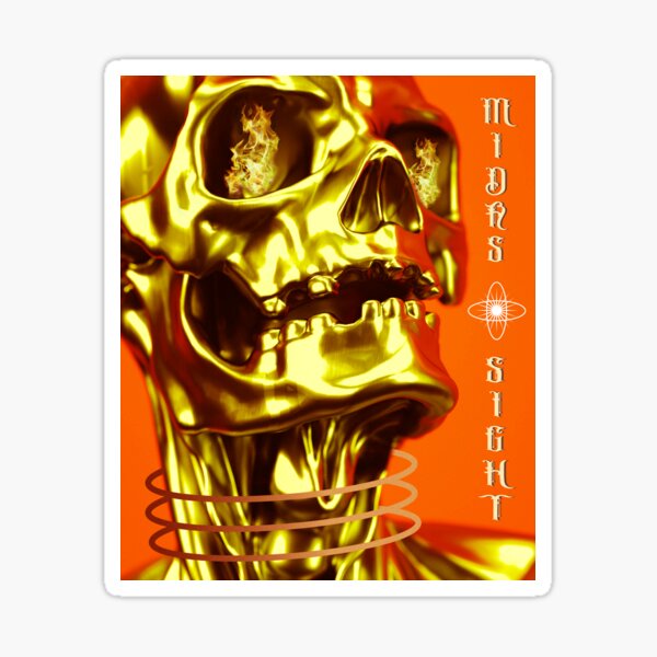 "MIDAS SIGHT" Sticker for Sale by LeadInfinite | Redbubble