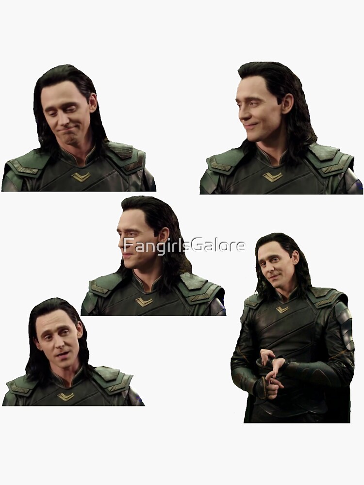 "Loki || Sticker pack" Sticker for Sale by FangirlsGalore | Redbubble
