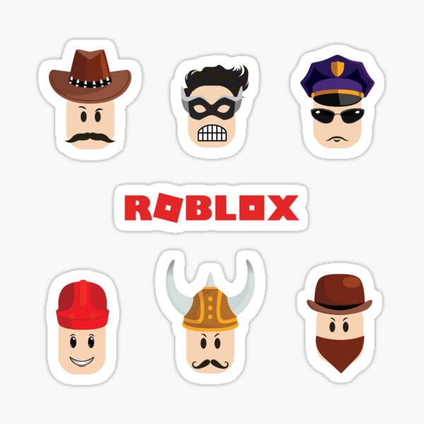 "Roblox set of characters" Sticker for Sale by Nenita93 | Redbubble