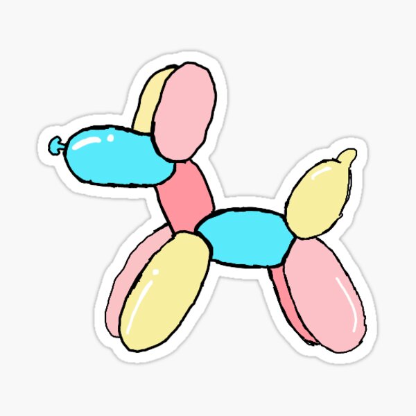 "Balloon animal sticker " Sticker by lily432 | Redbubble