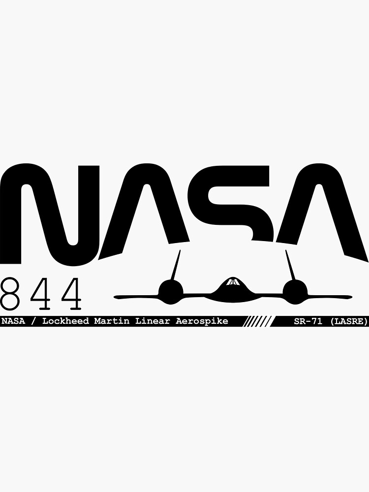 "NASA SR-71" Sticker for Sale by op-dp | Redbubble