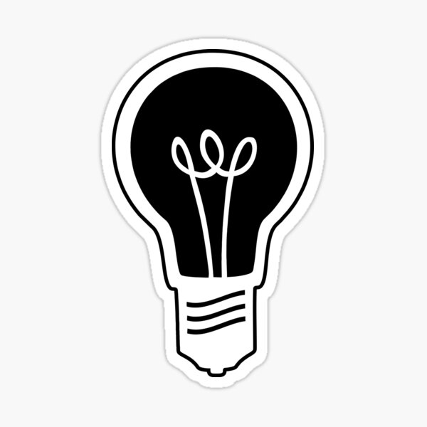 Light Bulb Stickers | Redbubble