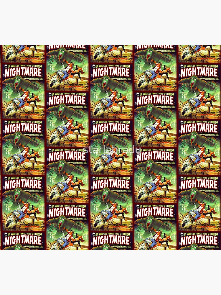 "Nightmare Vintage Horror Comic Book cover" Socks for Sale by ...