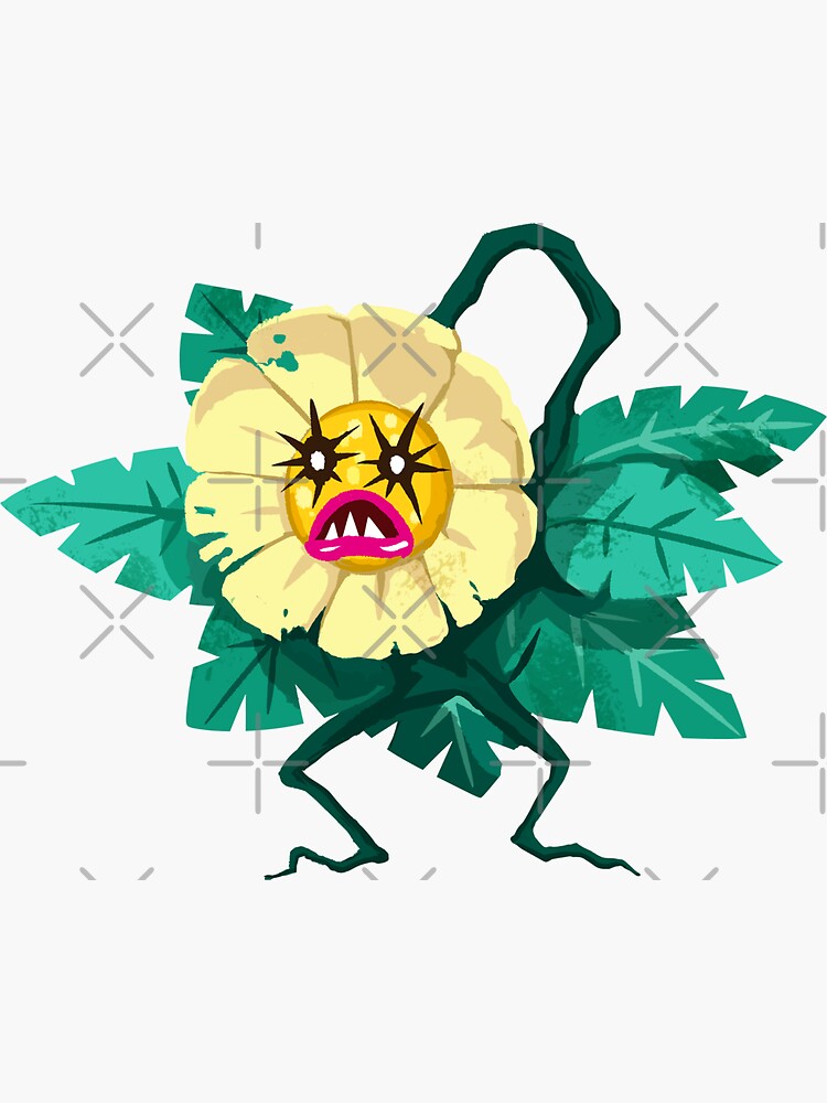 "Intimidating Flower" Sticker for Sale by Marianne Martin | Redbubble