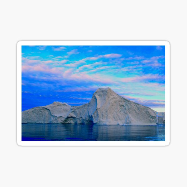 "The Icebergs of Greenland" Sticker for Sale by M3Lab | Redbubble