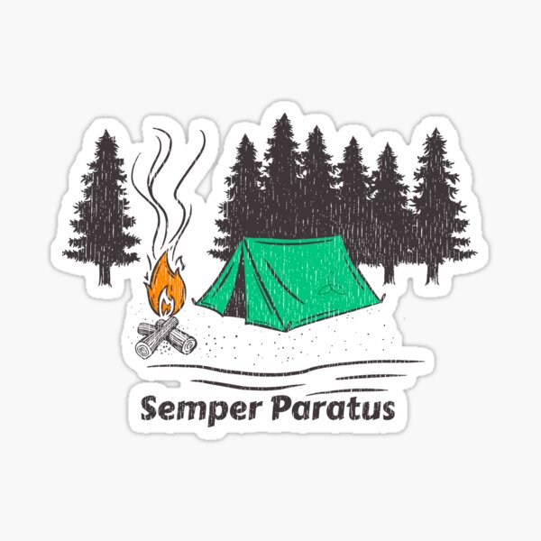 "Semper Paratus" Sticker for Sale by INRI-CO | Redbubble