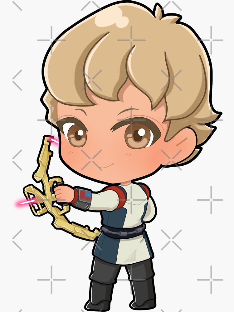 "TBB Chibi Omega" Sticker for Sale by Junchan-nyan | Redbubble