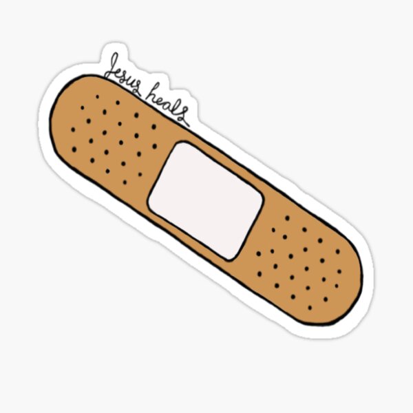 "Jesus Heals" Sticker for Sale by BeautifulWorth | Redbubble