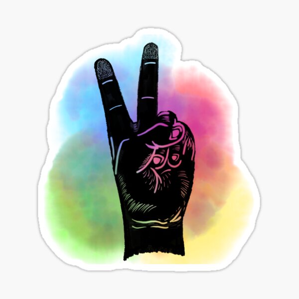 "Identify Peace Logo" Sticker for Sale by Vlad2cool | Redbubble