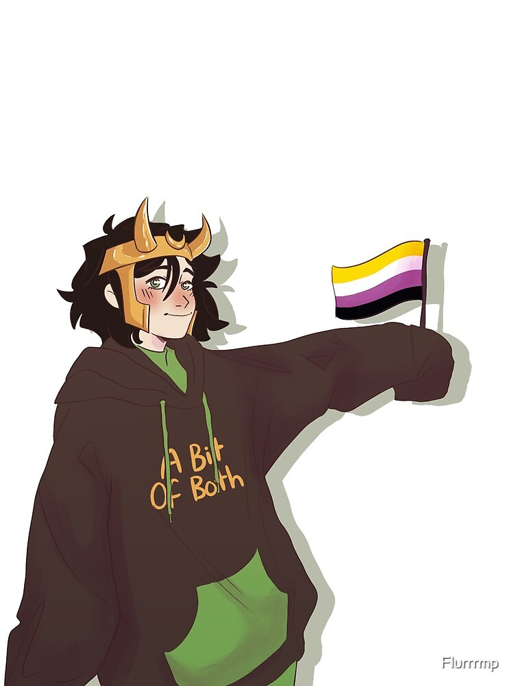 "Non binary Pride Loki" Greeting Card for Sale by Flurrrmp | Redbubble