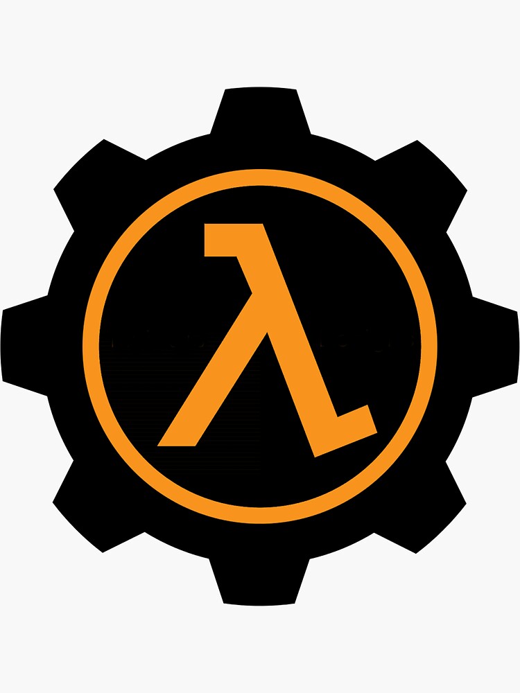 "Half-Life Lambda with Gear" Sticker for Sale by Yak110 | Redbubble