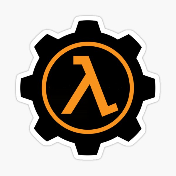 "Half-Life Lambda with Gear" Sticker for Sale by Yak110 | Redbubble