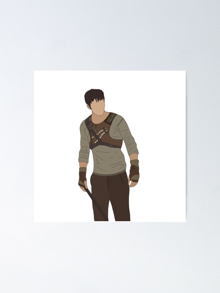 "Thomas Maze Runner Merch" Poster for Sale by Brooktp | Redbubble