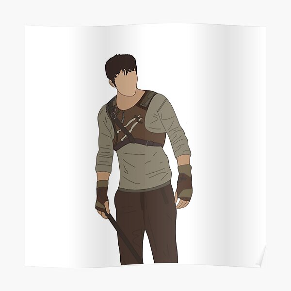 "Thomas Maze Runner Merch" Poster for Sale by Brooktp | Redbubble