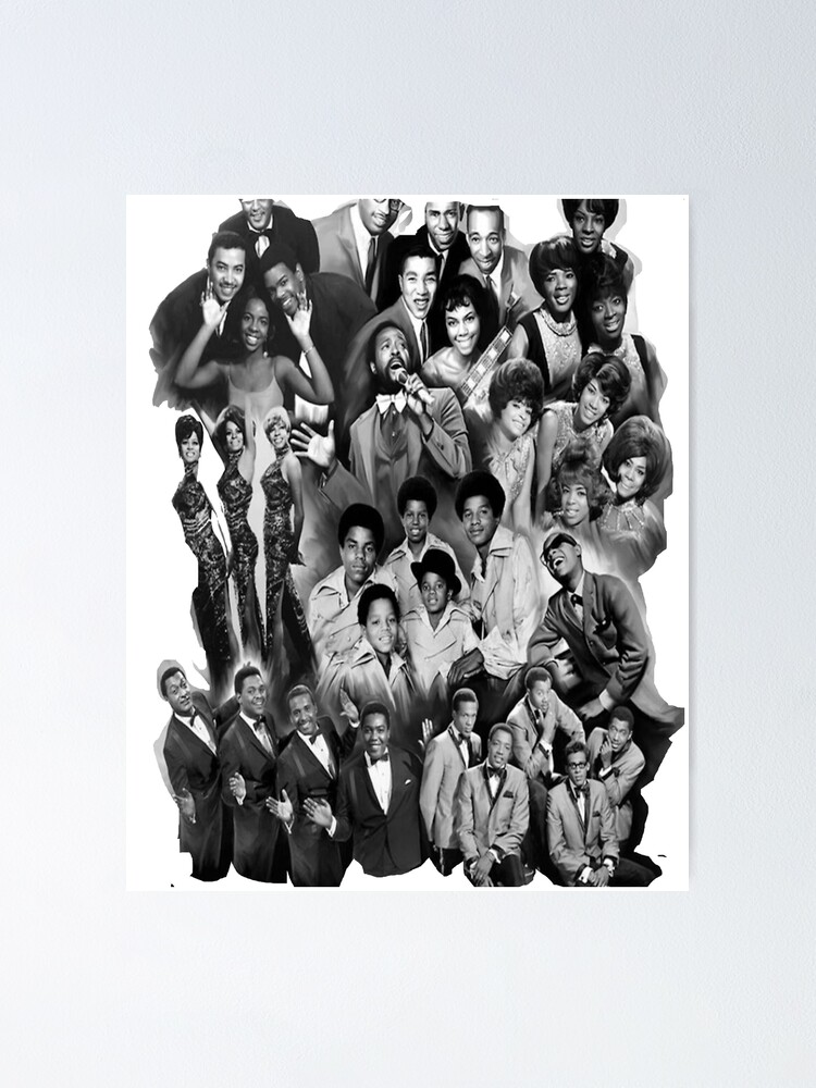 " motown legends" Poster by LPinc | Redbubble