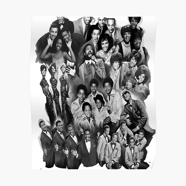 " motown legends" Poster for Sale by LPinc | Redbubble