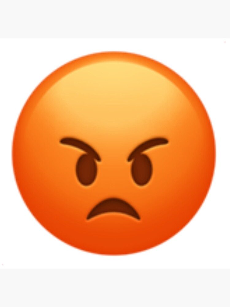 "Pouting Face Emoji" Poster for Sale by Popular-Gifts | Redbubble