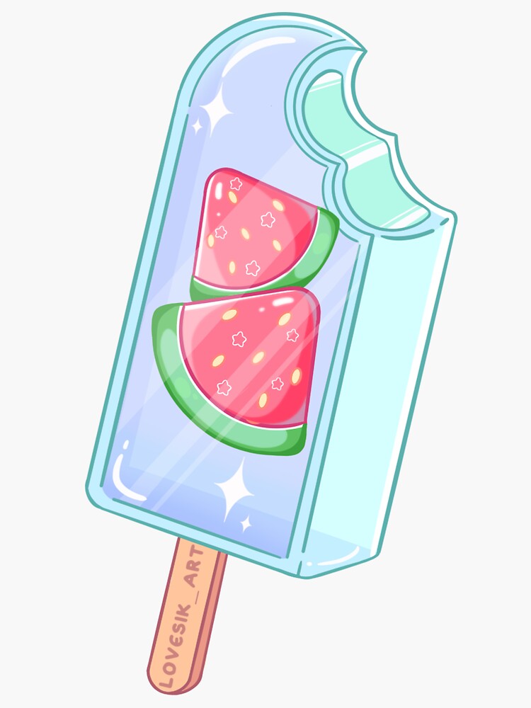 "Cute Popsicle " Sticker for Sale by lovesik-art | Redbubble
