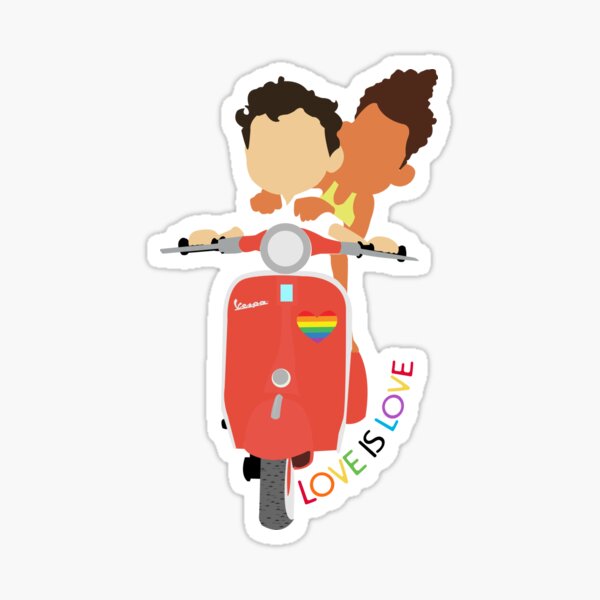 "Pride adaptation" Sticker for Sale by tsdecostudio | Redbubble