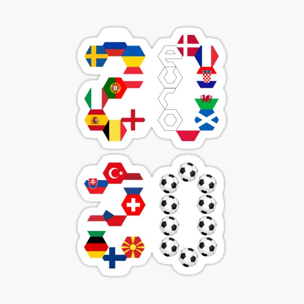 "EURO 2020 FOOTBALL TOURNAMENT IN EUROPE" Sticker for Sale by ...