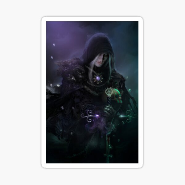 "Deathbringer" Sticker for Sale by ravendusk | Redbubble