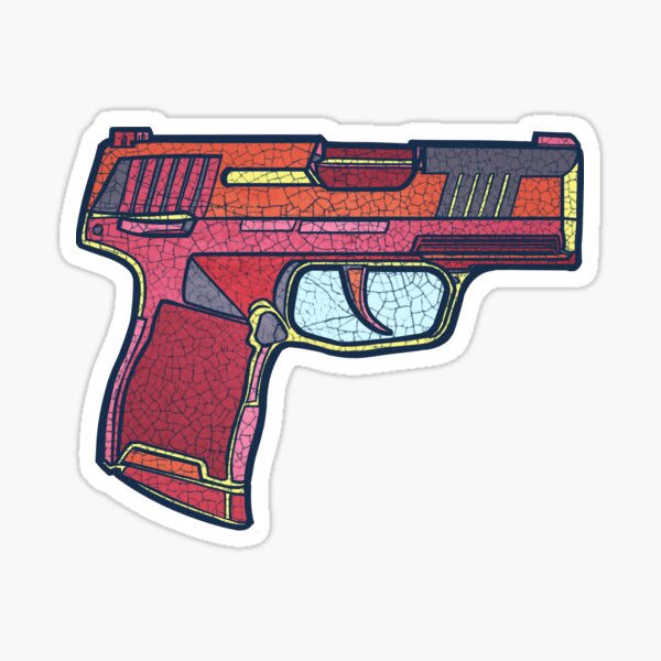 "Pistol" Sticker for Sale by Tobias1969 | Redbubble