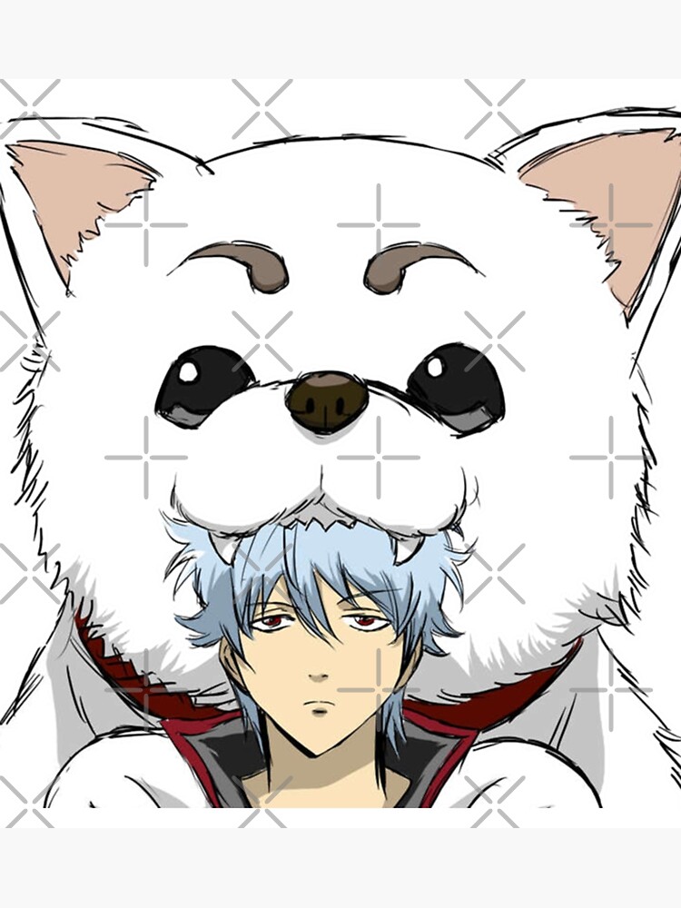 "Sadaharu and Gintoki design cute Gintama anime" Poster for Sale by ...