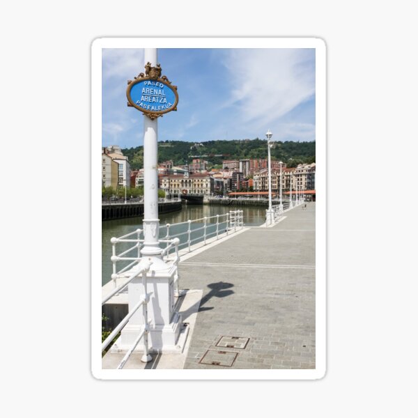 "Bilbao" Sticker for Sale by ansaharju | Redbubble