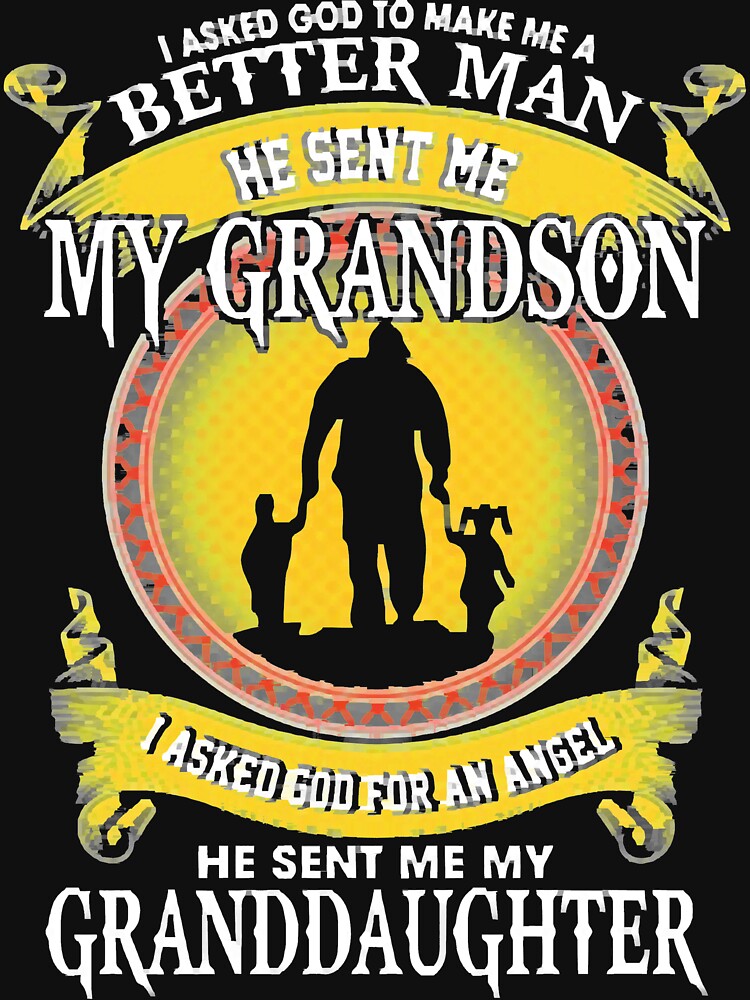 Grandson Granddaughter T Shirt For Sale By Lamchozui Redbubble