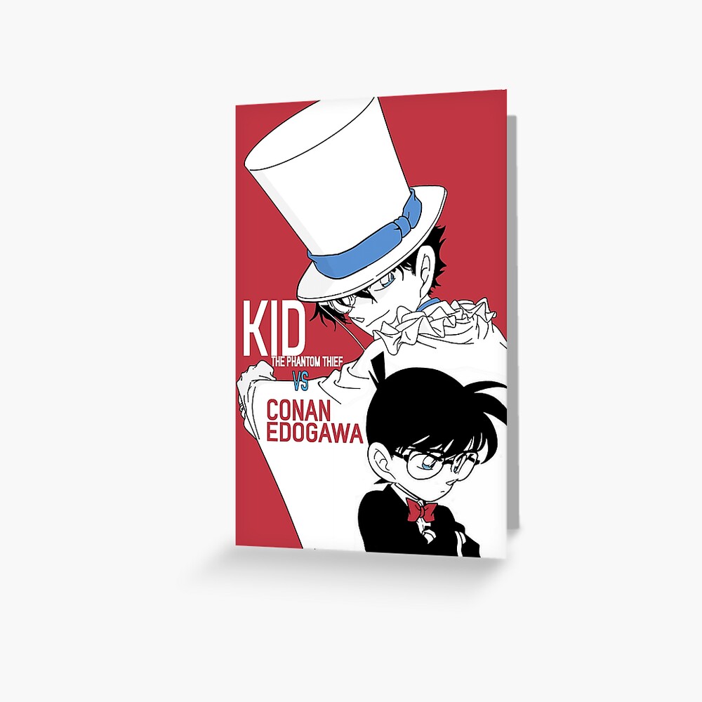 "Detective Conan Edit - Conan and Kaito Kid!" Greeting Card for Sale by ...