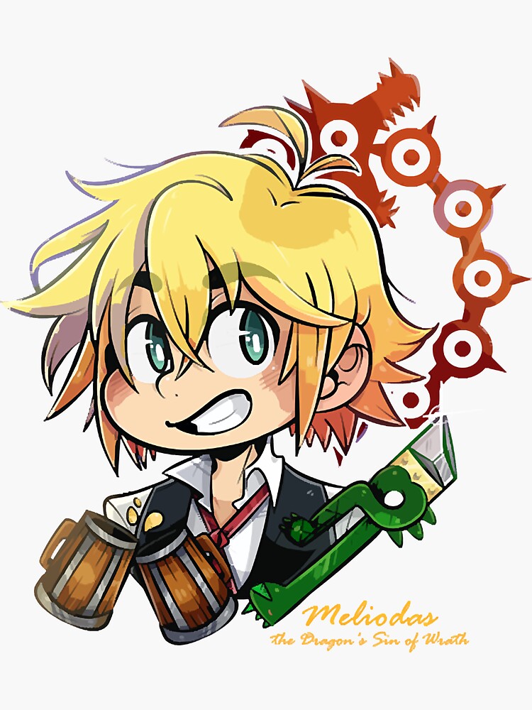 "Chibi Meliodas " Sticker by FajrEmmel87 | Redbubble