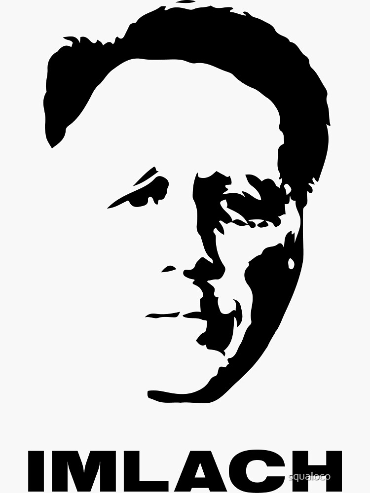 "Gary Imlach Silhouette " Sticker by squaloco | Redbubble