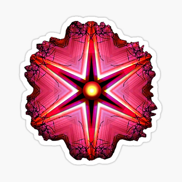 "Pink Star Yellow Ball of Light Power Pattern - Alpha Background ZS027 ...